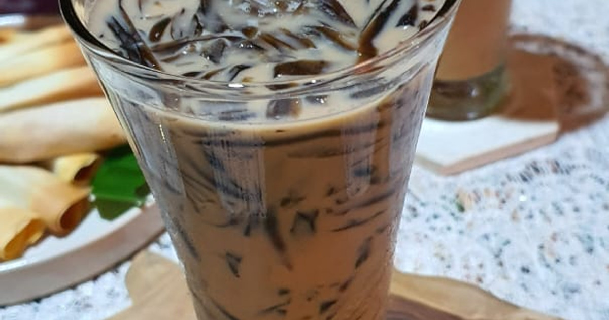 Resep Es Thai Tea Cincau oleh Rossy Anna Oktavia (ABATA Kitchen) - Cookpad