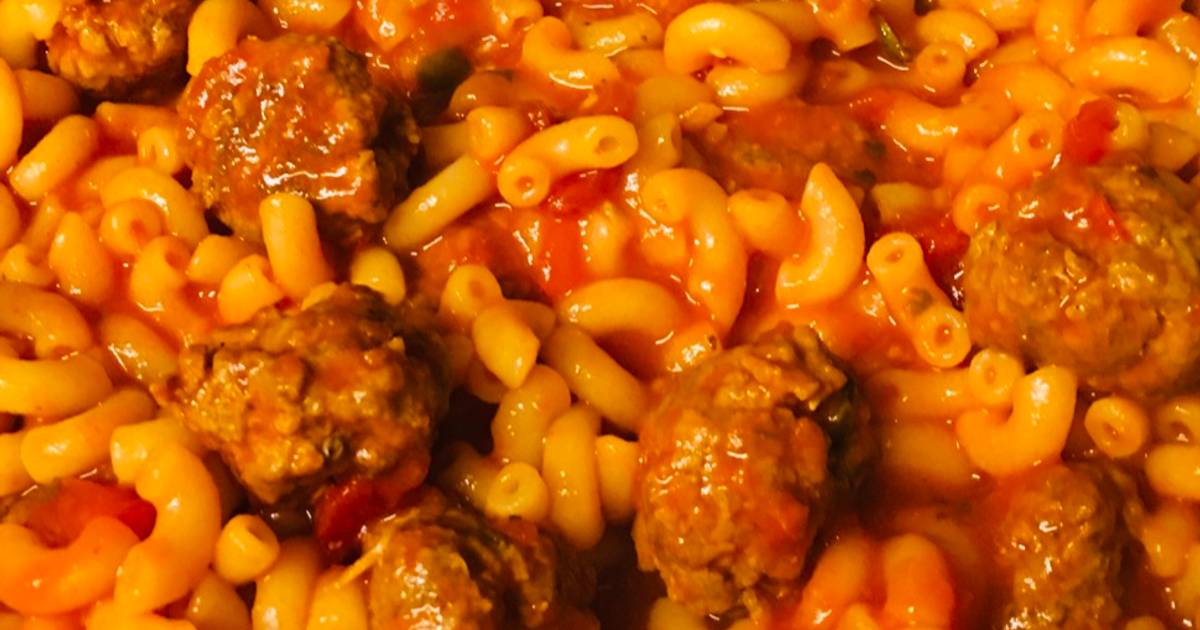 Meatballs macaroni Recipe by F.B - Cookpad