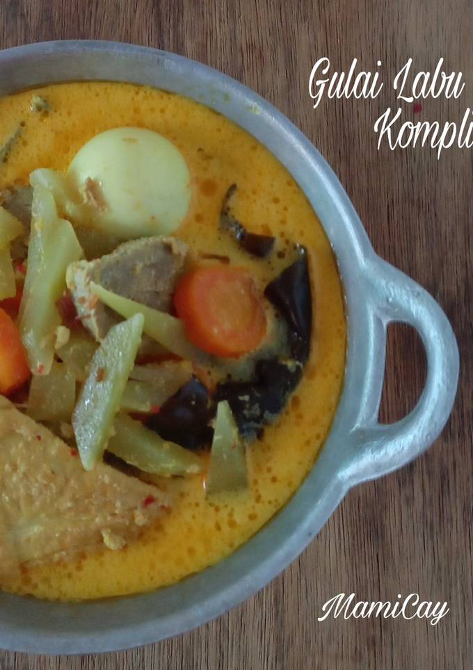 Resep Gulai Labu Siam Komplit (Telur, Daging dan Tahu) oleh Desfita ...