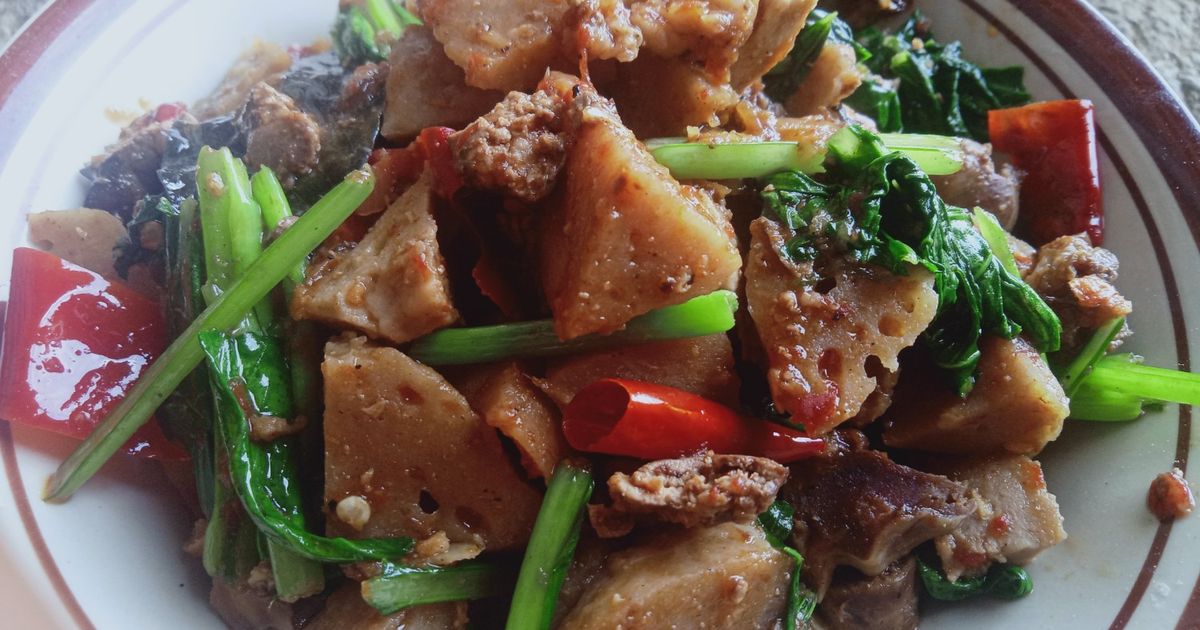 Resep oseng oseng ati ayam dan bakso rumahan enak dan mudah - Cookpad