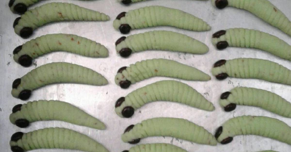 Resep Kue kering ulat ijo oleh iriani muktiasih - Cookpad