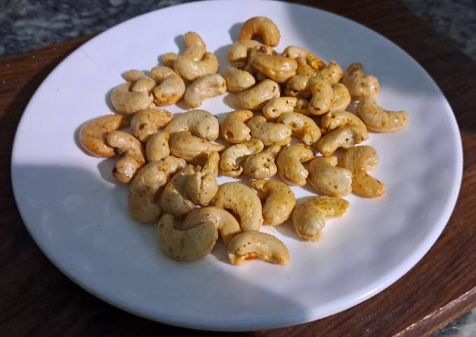 # chatpata kaju instant snacks Recipe by Archana Devi ( Chaurasia ...