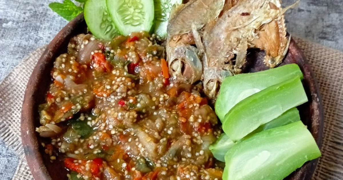Resep Sambal Terong Rebus oleh Mba’Oppie_Kitchen - Cookpad