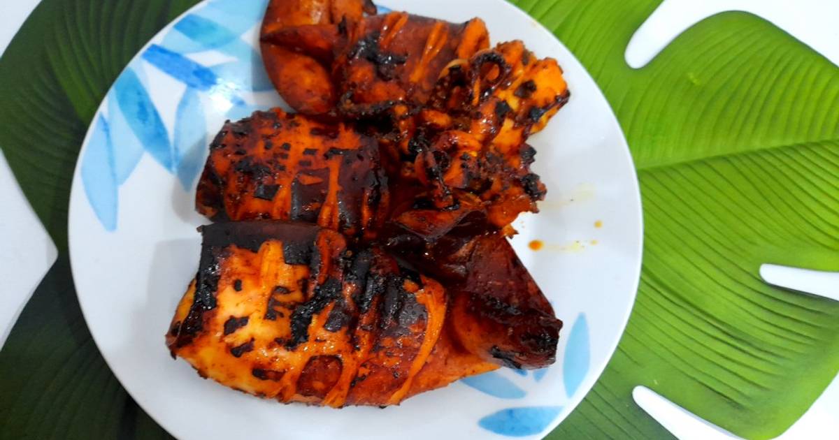 Resep Cumi bakar kecap oleh Utari Graha - Cookpad