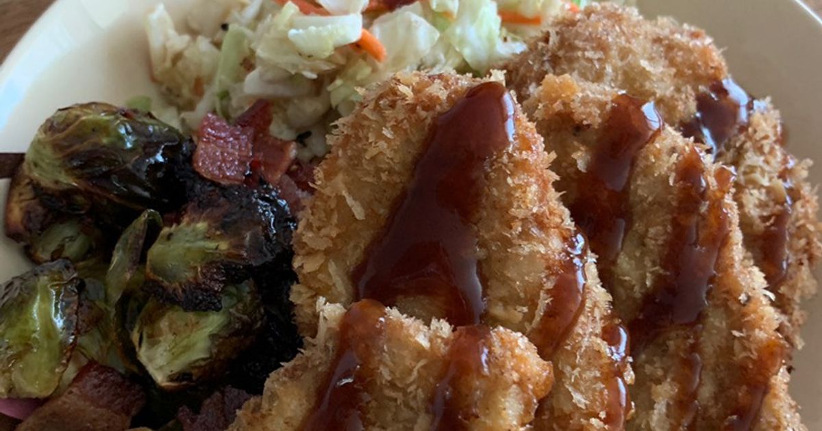 Japanese Hito Kuchi Katsu (Mini Deep Fried Pork Cutlets) Recipe by owwie