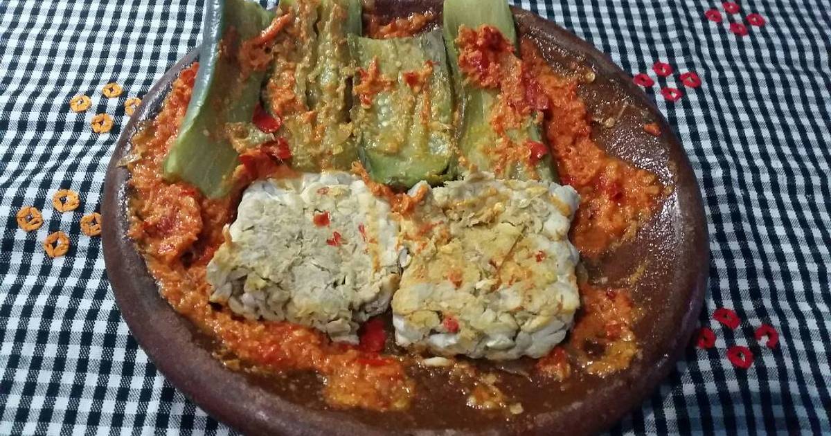 813 resep sambal kemiri tempe rebus enak dan mudah - Cookpad