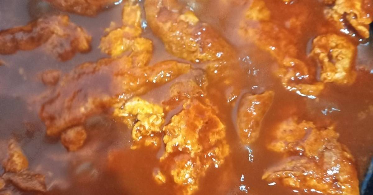 Huevo en chile seco Receta de Maryeli cruz- Cookpad