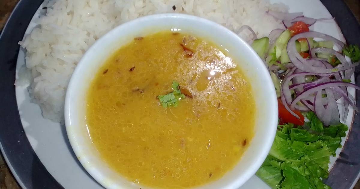 Zeera rice with masoor ki Daal Recipe by Nosheen Nadeem - Cookpad