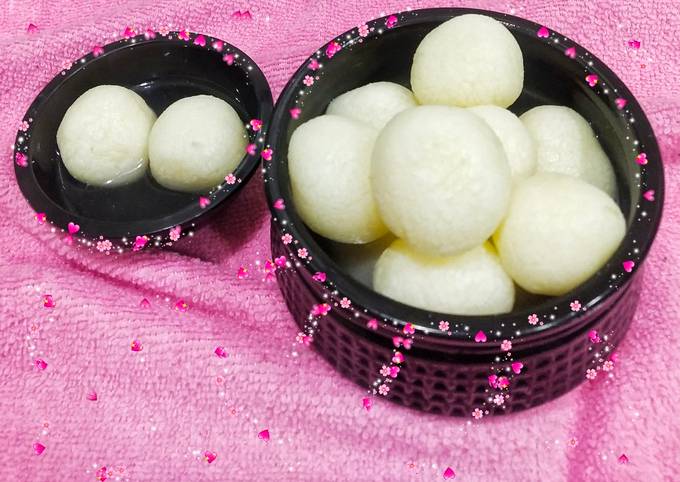 Spongy Rasgulla Recipe by Juhi Sewani 💕 - Cookpad