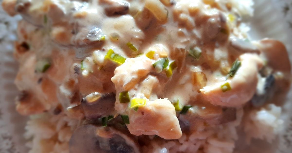 Pollo Al Champiñón Receta de Karen azzone- Cookpad