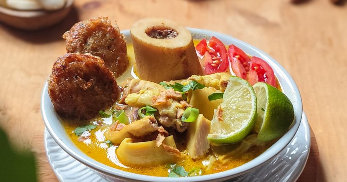 Resep Soto Kuning Bogor Dengan Jerohan Sapi (Babat Usus Sumsum) oleh ...