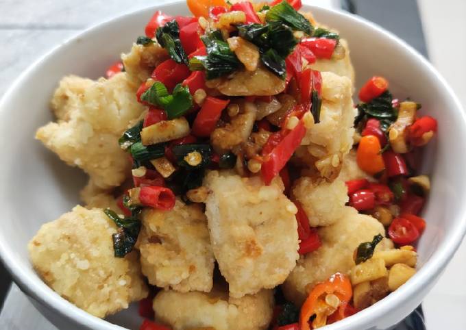Resep Tahu Crispy Cabai Garam oleh Annisa Azizah - Cookpad