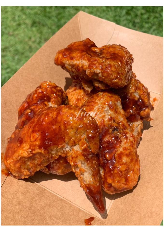 Resep Fire Chicken Wings ala Richeese oleh Fang - Cookpad