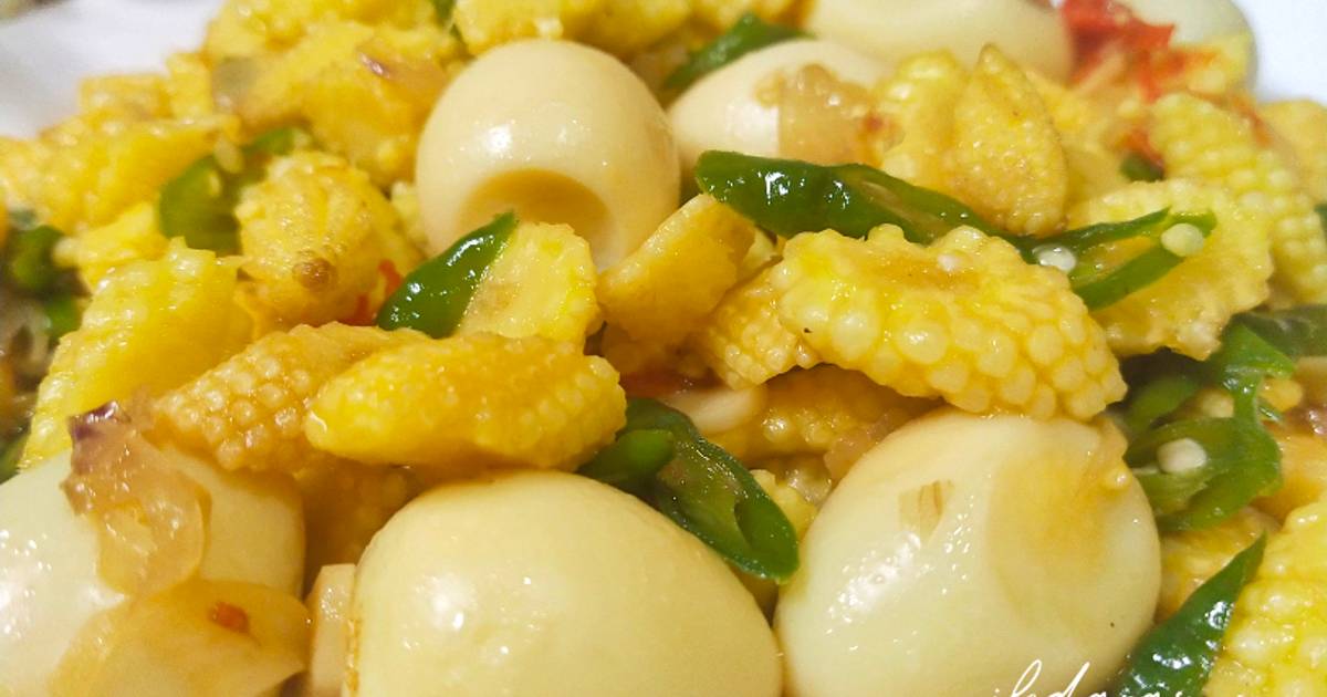 Resep Tumis Putren Telur Puyuh Lombok Ijo oleh ihdanas - Cookpad