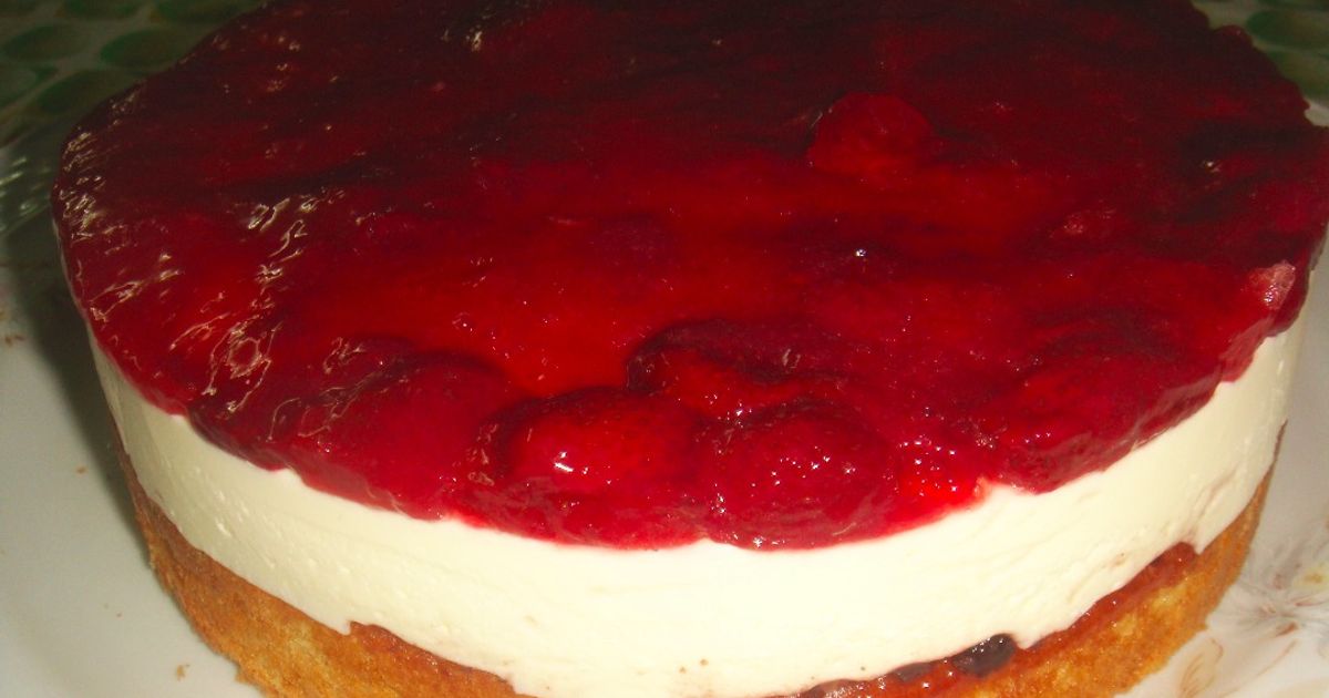 Cheesecake De Frutilla (Semifrío) Receta de Norali - Cookpad