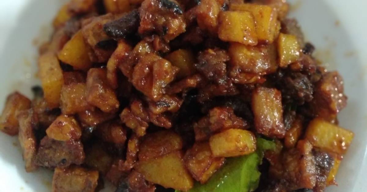 Resep Sambel goreng tempe hati rampela kentang oleh suci Arsyanka - Cookpad