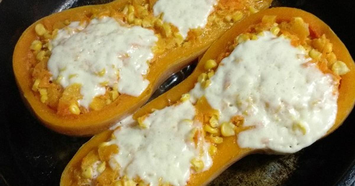 Zapallo relleno Receta de Luly Morales- Cookpad