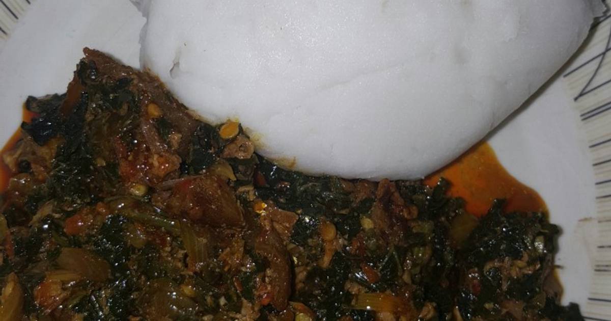 Sakwara da miyar ugun girki daga Oum Nihal - Cookpad