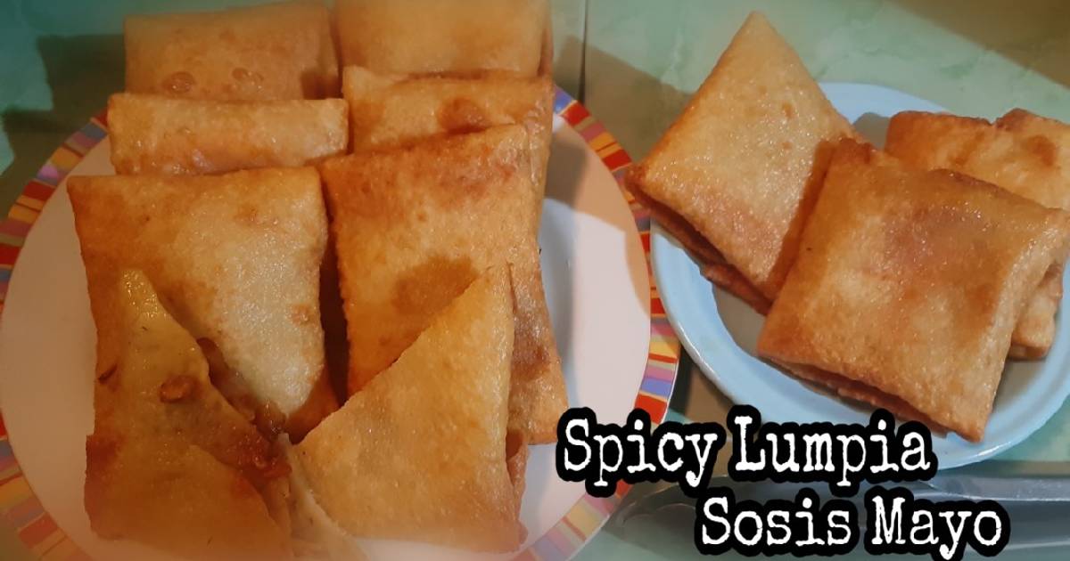 Resep 18. Spicy Lumpia Sosis Mayo💕 oleh Nia Naia 💕 - Cookpad