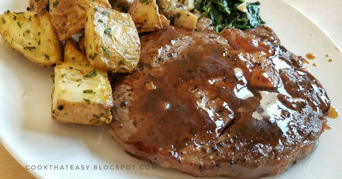 Resep Rib Eye Steak (Steak Rib Eye) oleh Amalia (dapurngepul.com) - Cookpad