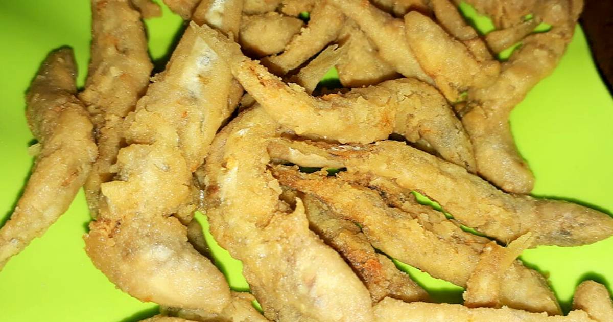Resep Teri basah goreng tepung😄 oleh Puji Kaisa Maryam😘👶 - Cookpad