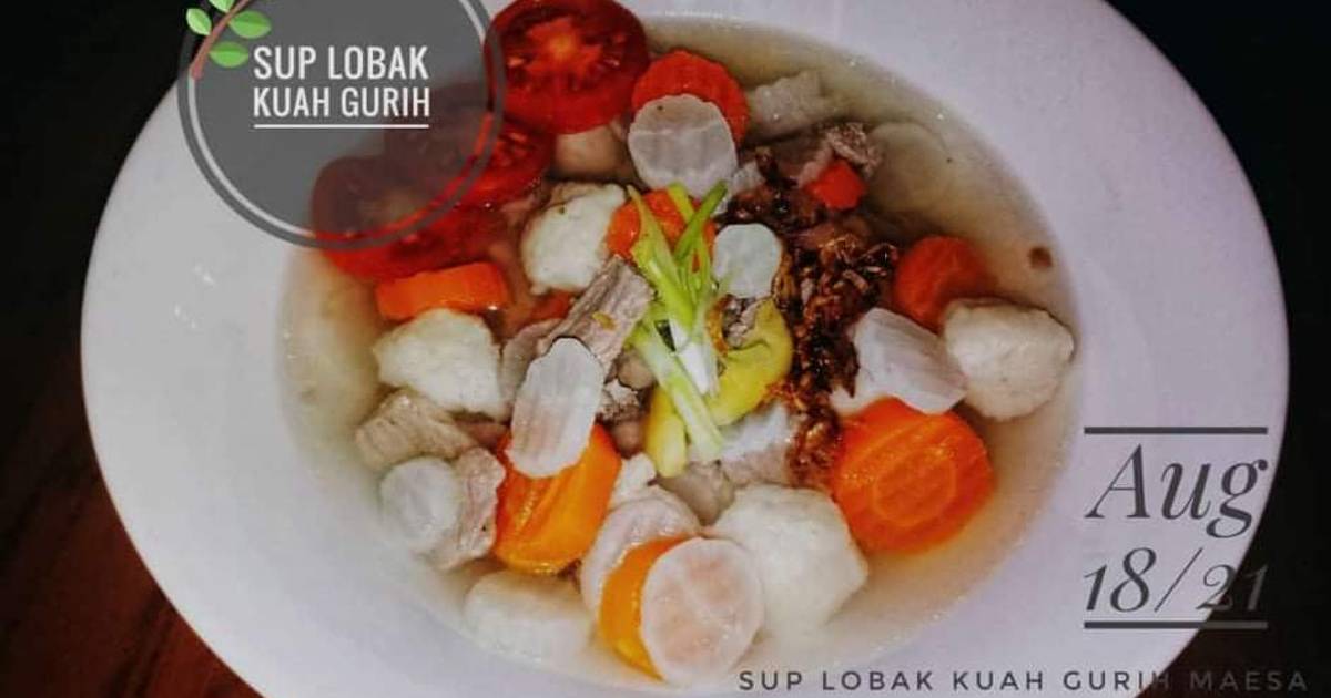 99 resep sup lobak kentang enak dan mudah - Cookpad