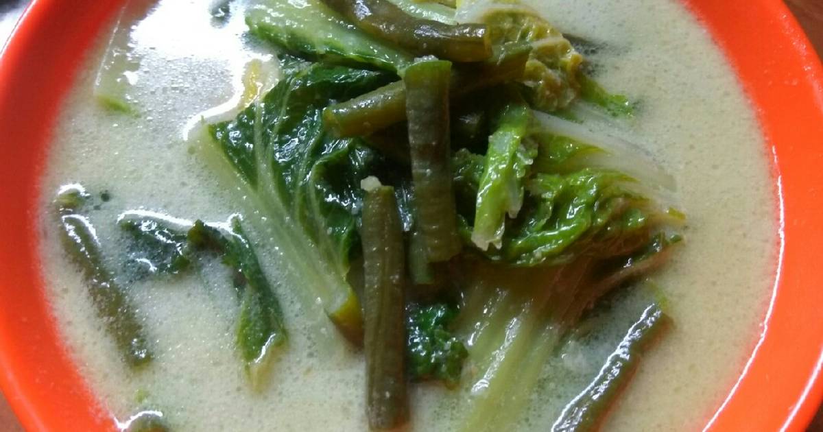 Resep Sengek sawi + kacang panjang oleh - Dapoer buk cuyiiss - - Cookpad