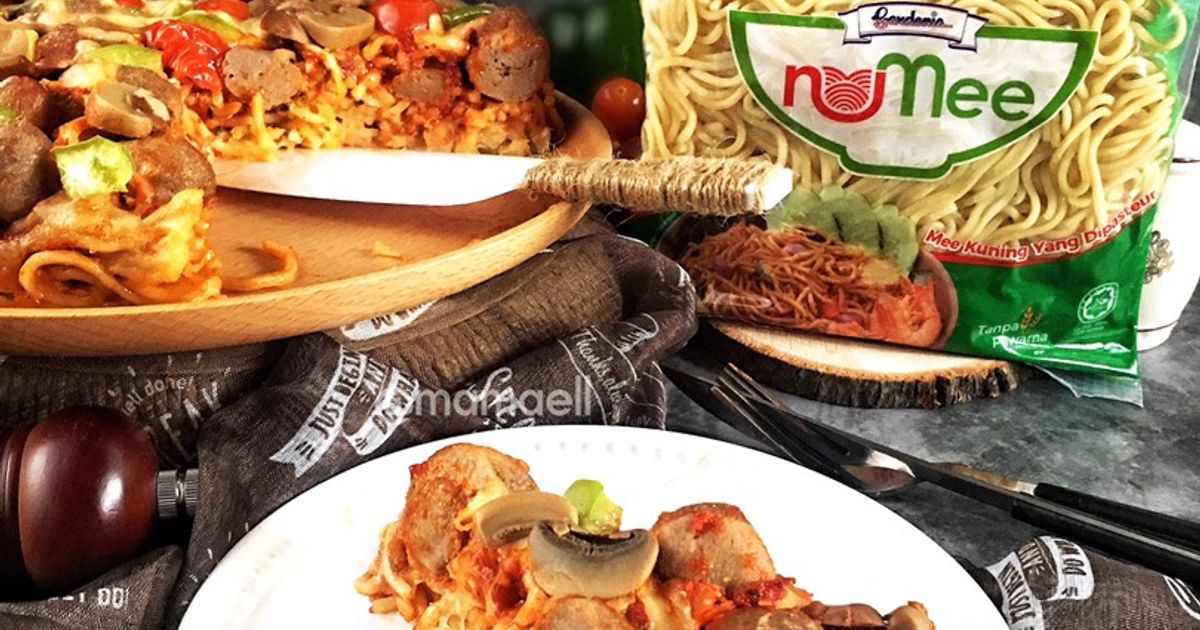 Resipi Pizza Numee Bebola Daging oleh Ell Sakimin - Cookpad