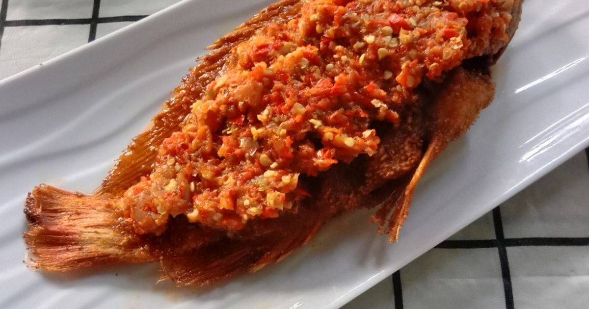 Resep pecak ikan mas betawi gurame rumahan enak dan mudah - Cookpad