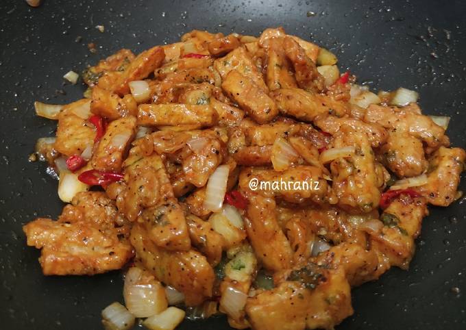 Resep Tempe Blackpepper oleh Rani - Cookpad