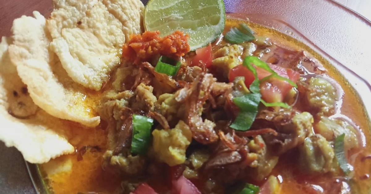29 resep soto tangkar jeroan sapi enak dan mudah - Cookpad