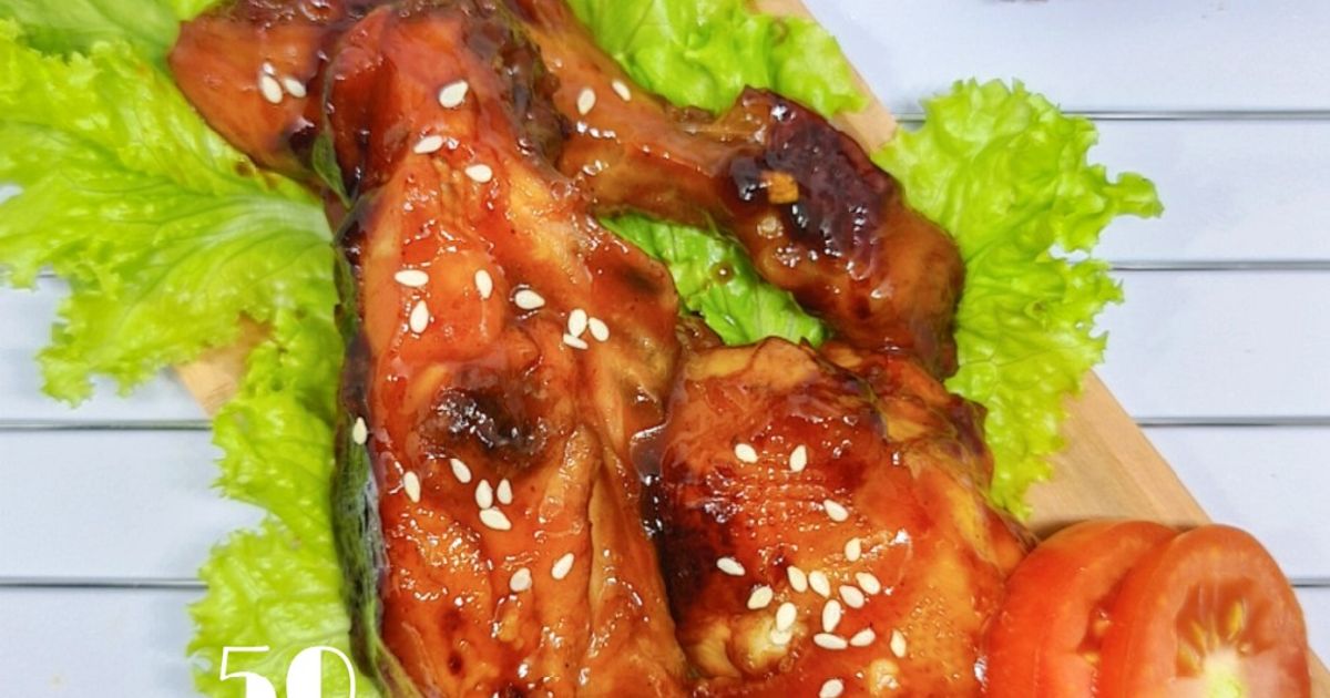 Resep Chicken Caramel Bbq (Ayam Bakar) oleh Rence - Cookpad