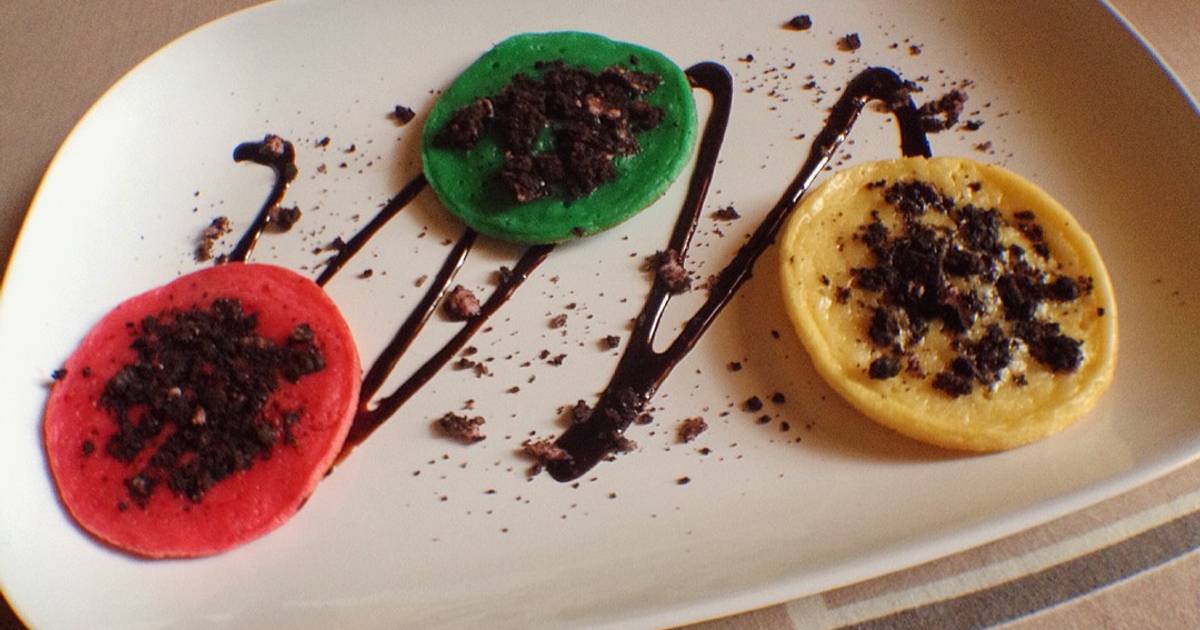 Resep Kue cubit pelangi oreo oleh karinauntary - Cookpad