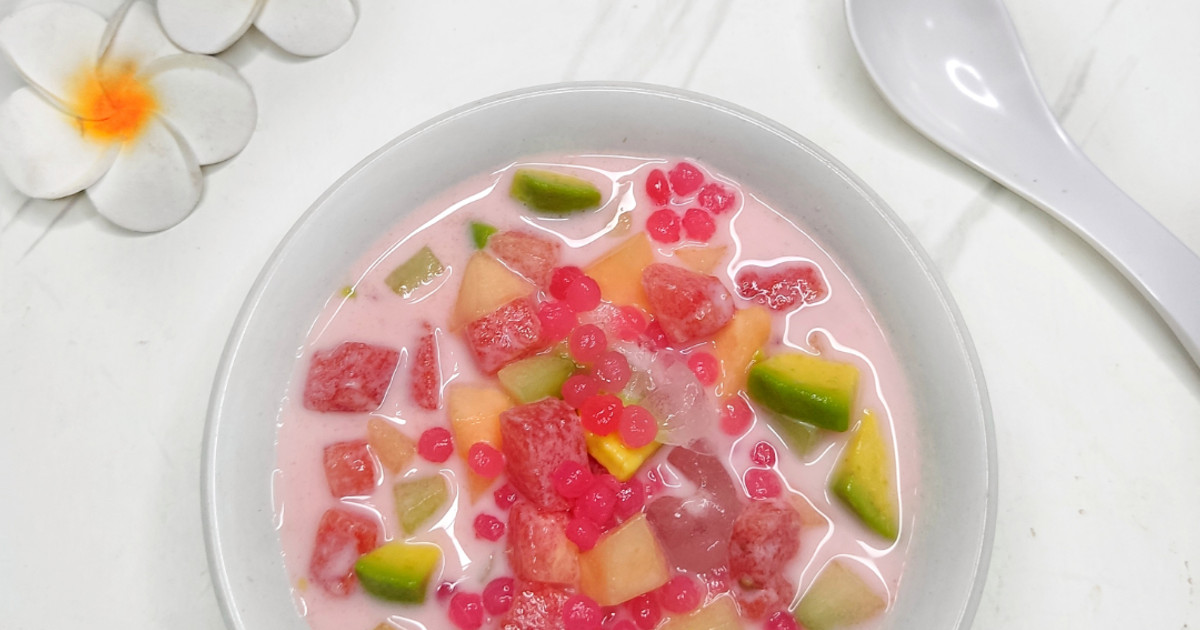 Resep Sop Buah Sagu Mutiara oleh Nyanyah - Cookpad