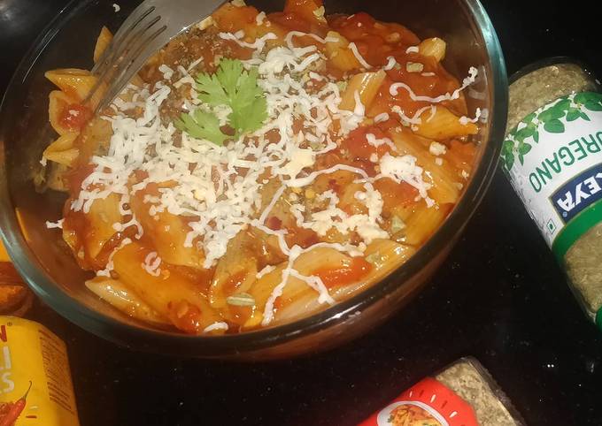 Penne pasta in Arabi Atta Sauce Recipe by Dr. Hemali N Mehta - Cookpad