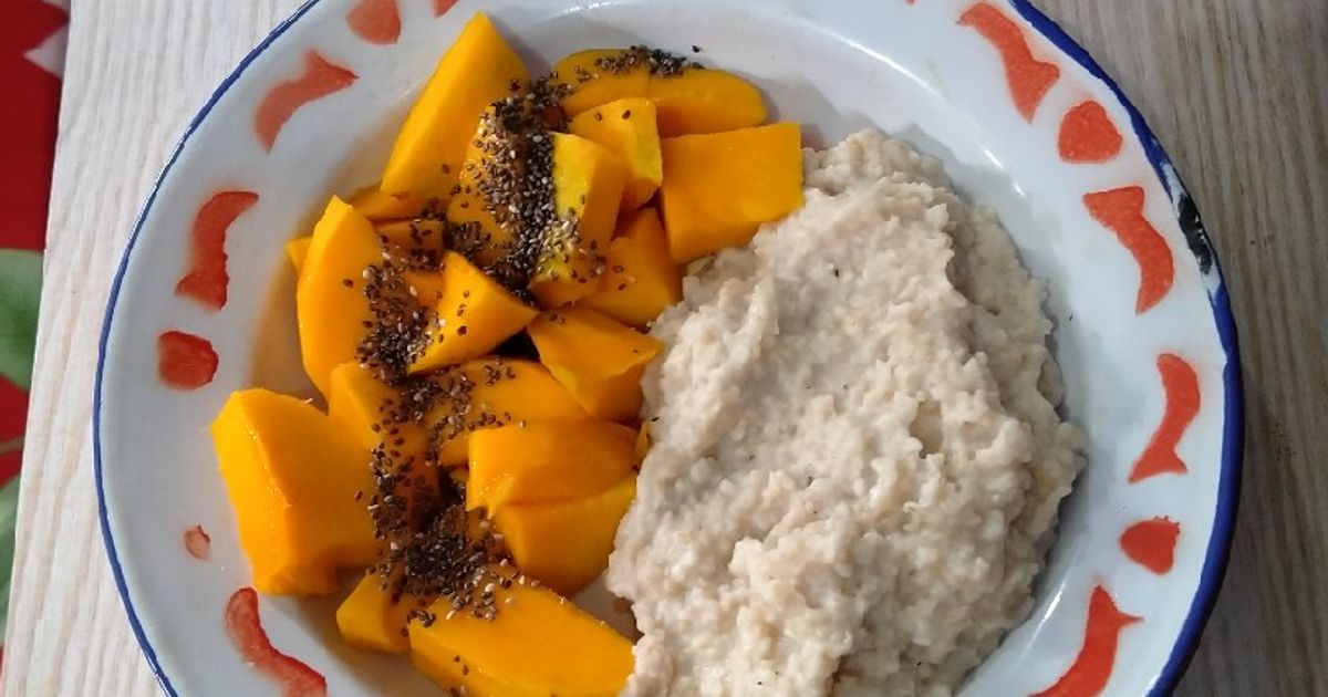 Resep Mango Sticky Oat Diet oleh Dewi Indah - Cookpad