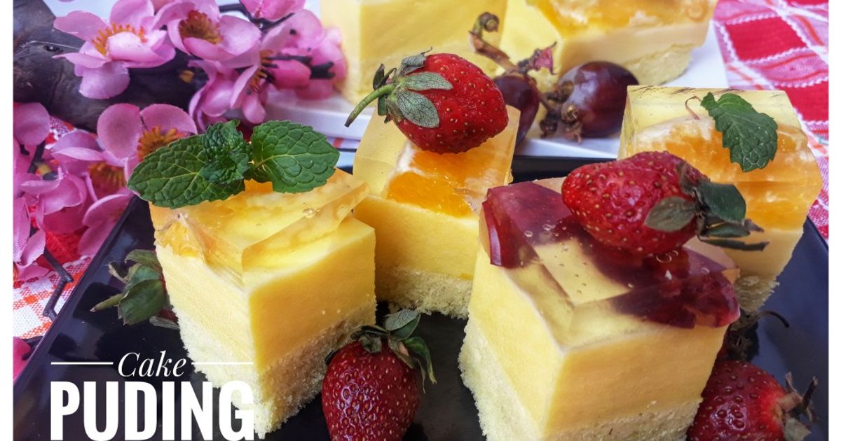 Resep Cake Puding Buah #Pekaninspirasi #P Rramadhan Takjil oleh Wina ...