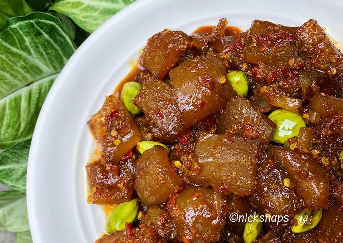 Resep Tumis Cecek Petai Pedas Manis oleh Enik Sulistyawati - Cookpad