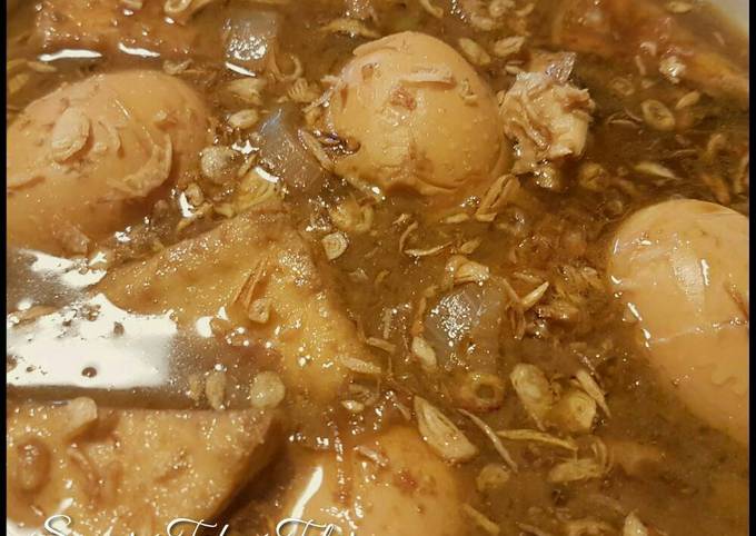 Resep Semur Tahu Telor ala My Mom oleh Susana Gracia Cathrine - Cookpad