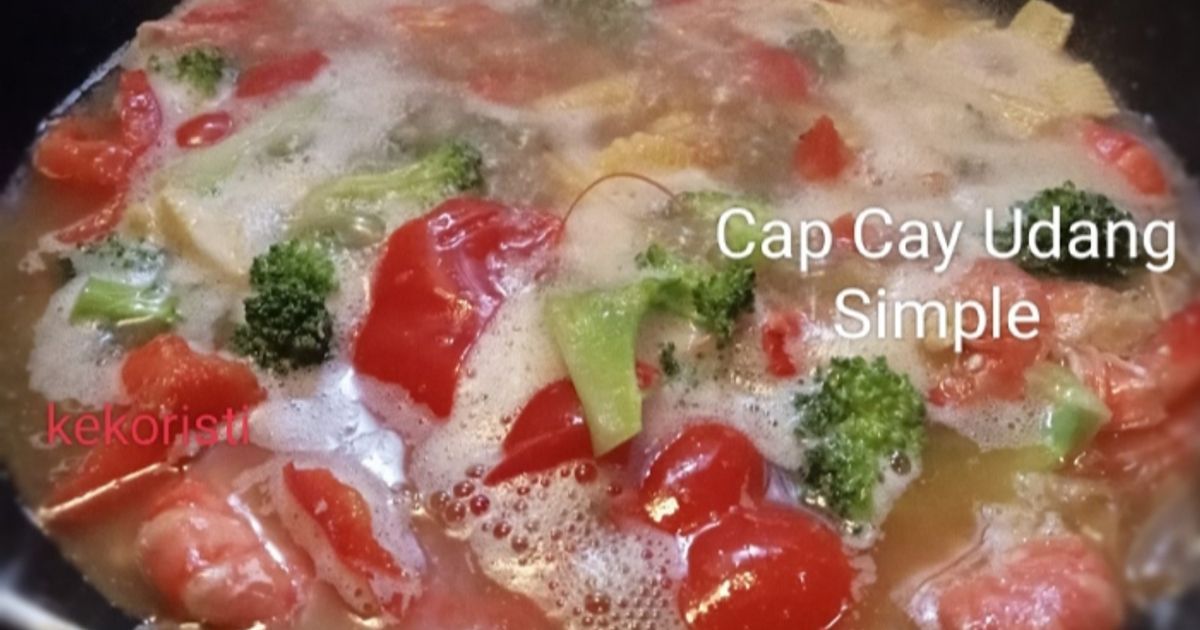 Resep Cap Cay Udang Simple oleh Keko Risti - Cookpad