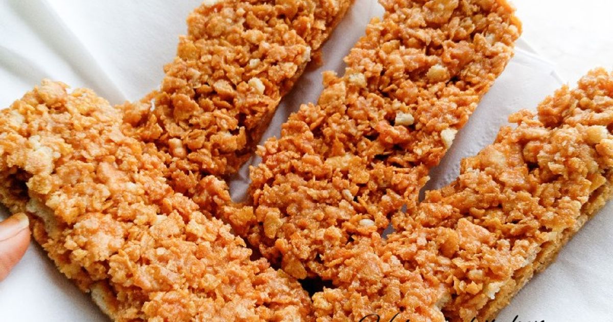 Conflakes Bar Recipe by Holar_kitchen - Cookpad