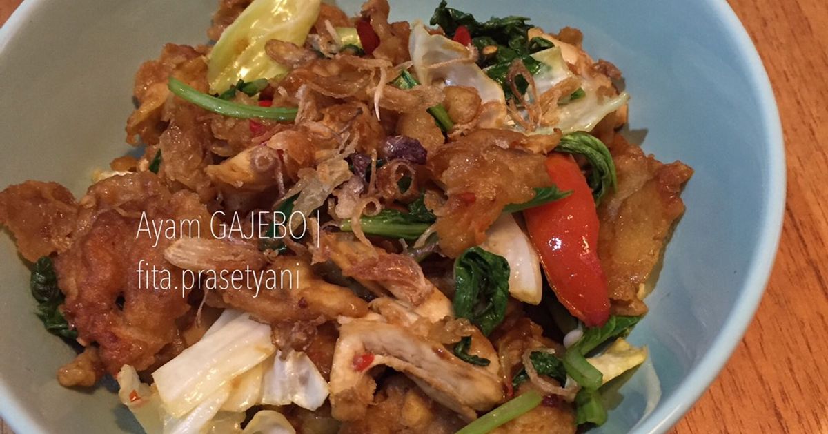 Resep Ayam Gajebo (Kw) oleh Fita Prasetyani - Cookpad