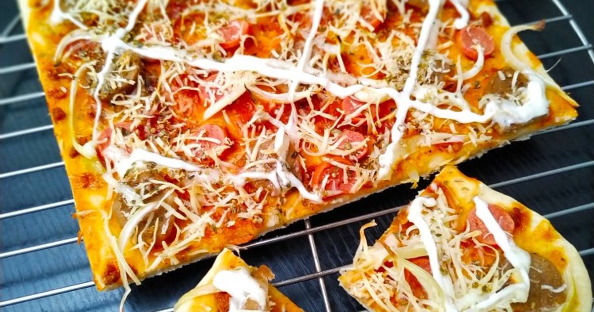 397 resep pizza kotak enak dan sederhana ala rumahan - Cookpad