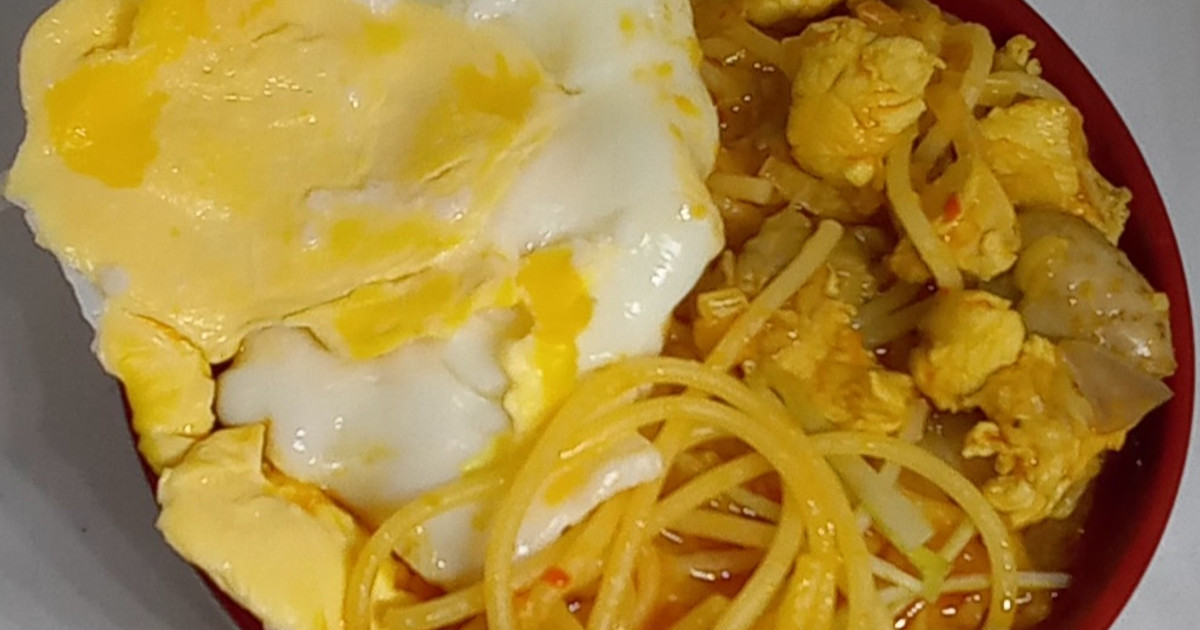 Resep Spaghetti Kuah Kari oleh Eriska dwi - Cookpad