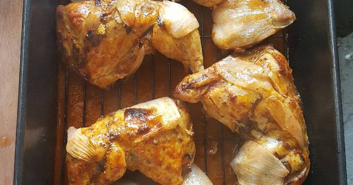 Pollo horneado en salsa de chiles y achiote Receta de Oscar op - Cookpad