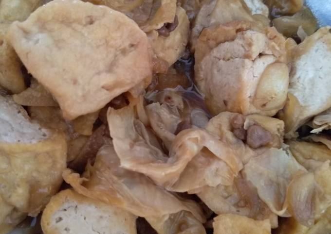 Resep Tahu dan Kembang Tahu Cah Tauco oleh Feirina - Cookpad