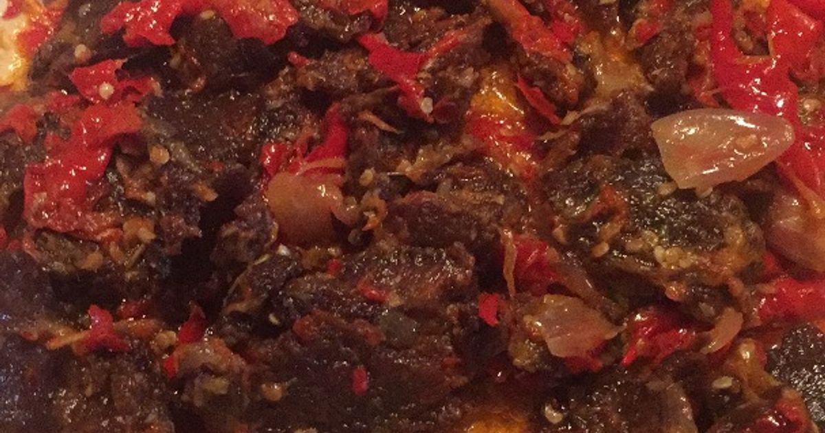Resep dendeng balado kering sapi rumahan enak dan mudah - Cookpad