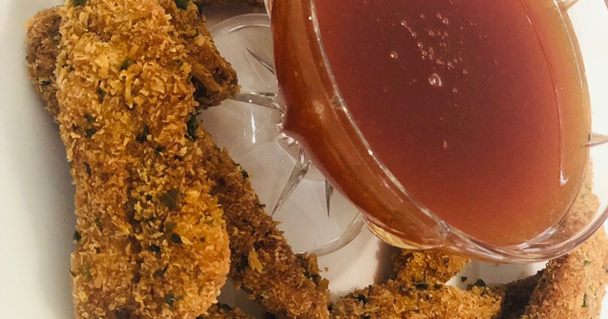 Crunchy Coconut & Panko Chicken Strips Recipe by mubina b - Cookpad