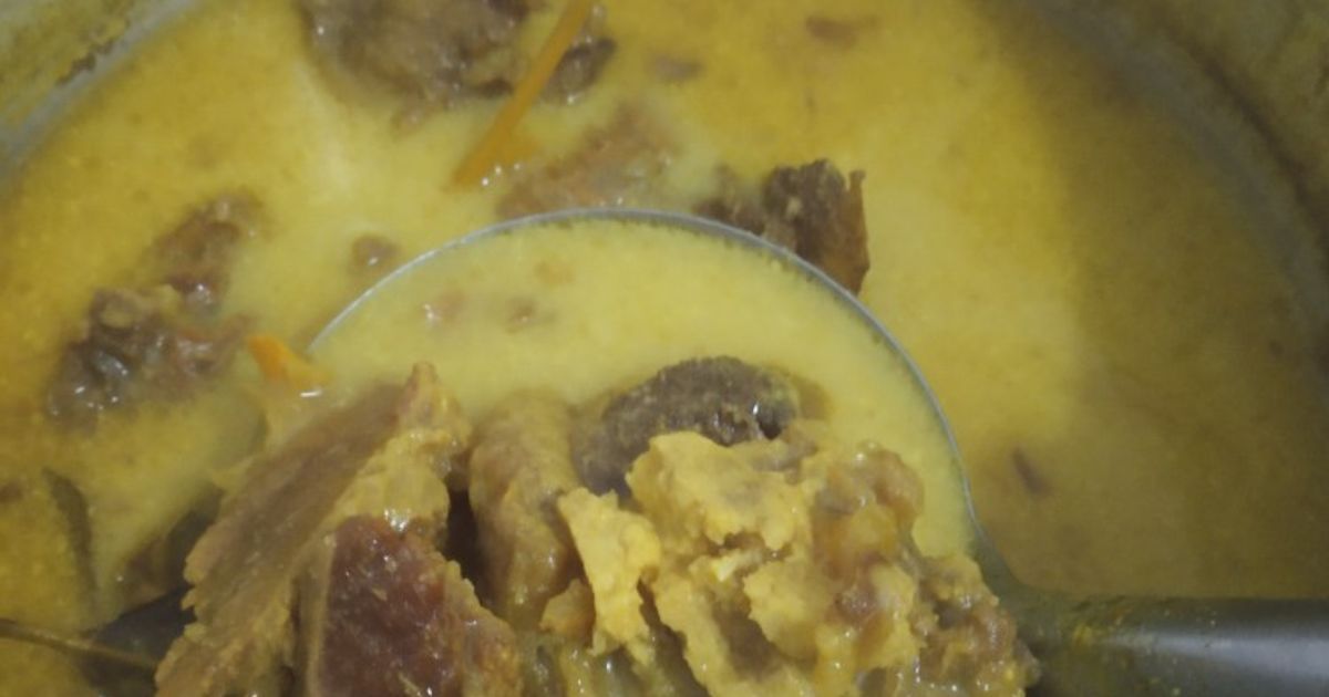 Resep Gulai Sapi Kuning Ala Gulai Tanjung Kw oleh Nabilah Shine - Cookpad