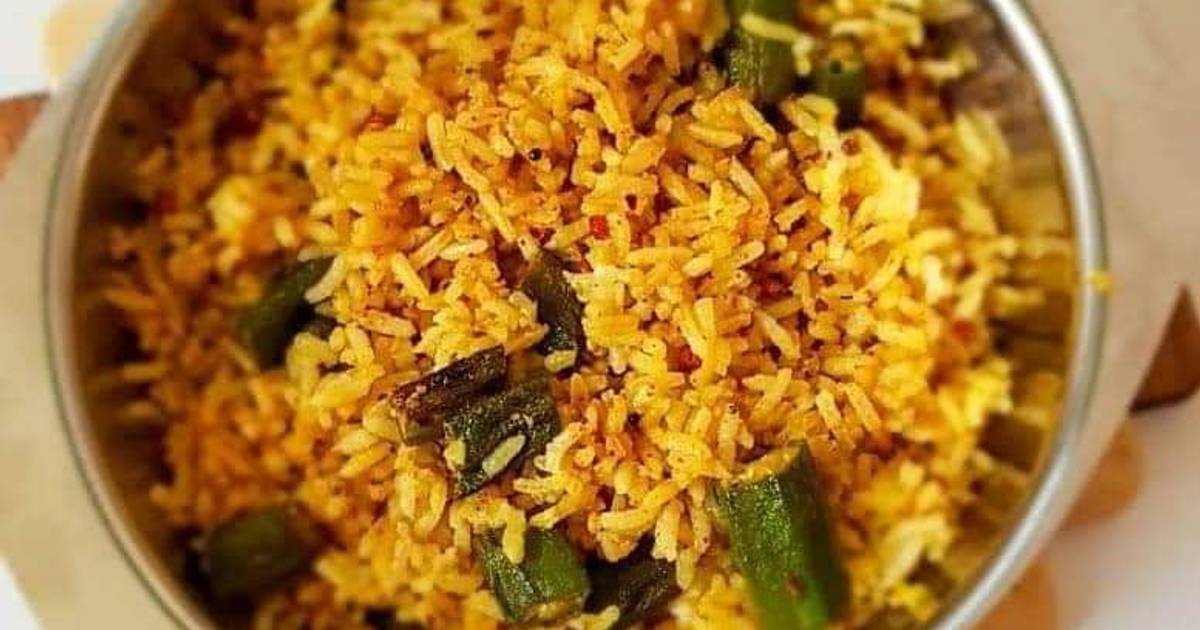 Bhindi Tamarind Pepper Rice Recipe by Sathyaskitchen - Cookpad
